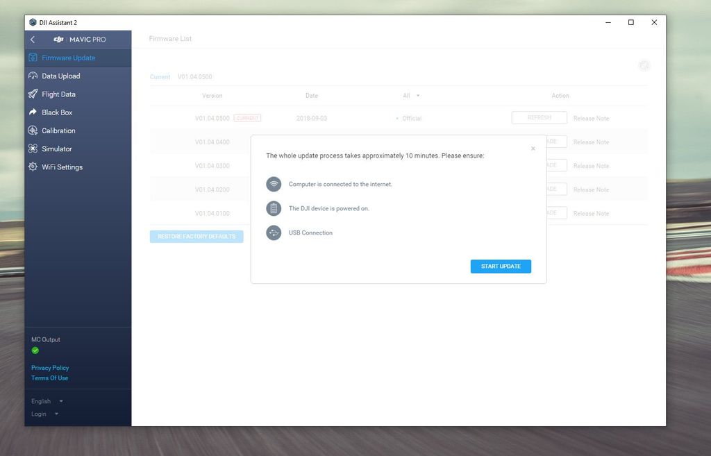 How to update your DJI drone's firmware with your Windows PC | Windows ...