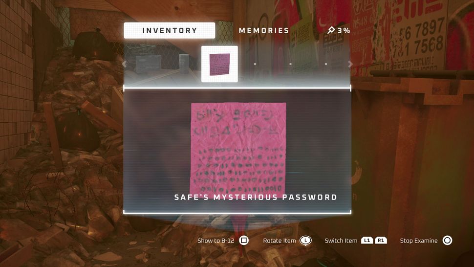 How to get the Stray safe code in The Slums | GamesRadar+