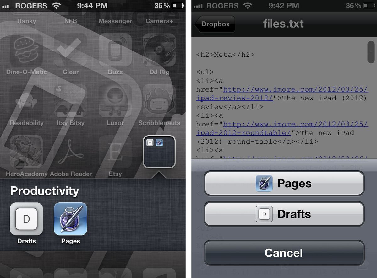 How Apple could provide direct document access in iOS 6 | iMore