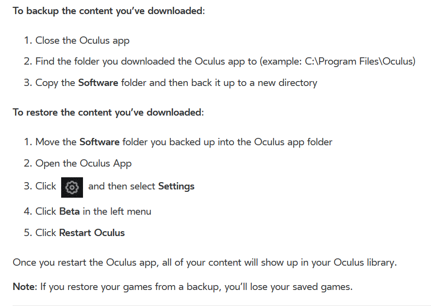 VRBackupper Helps You Backup, Restore, And Move Oculus Rift Software ...