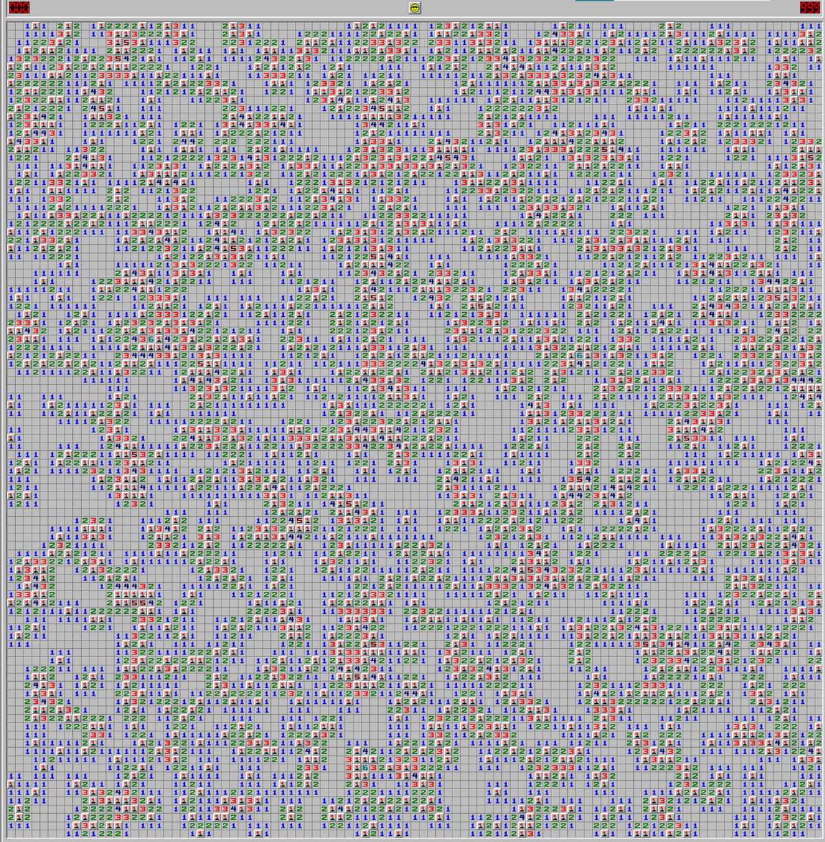 Minesweeper player clears 1500 mines off 'nerve-wracking' board | PC Gamer