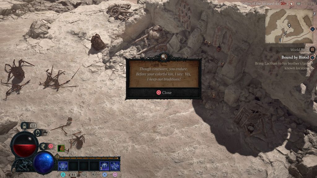 Diablo 4 Keeping the Old Traditions walkthrough | TechRadar