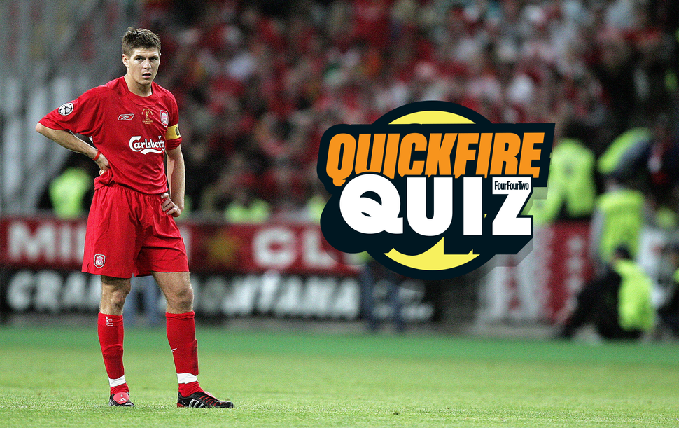 Quickfire Quiz 32: Can you answer 10 questions in 90 seconds? | FourFourTwo