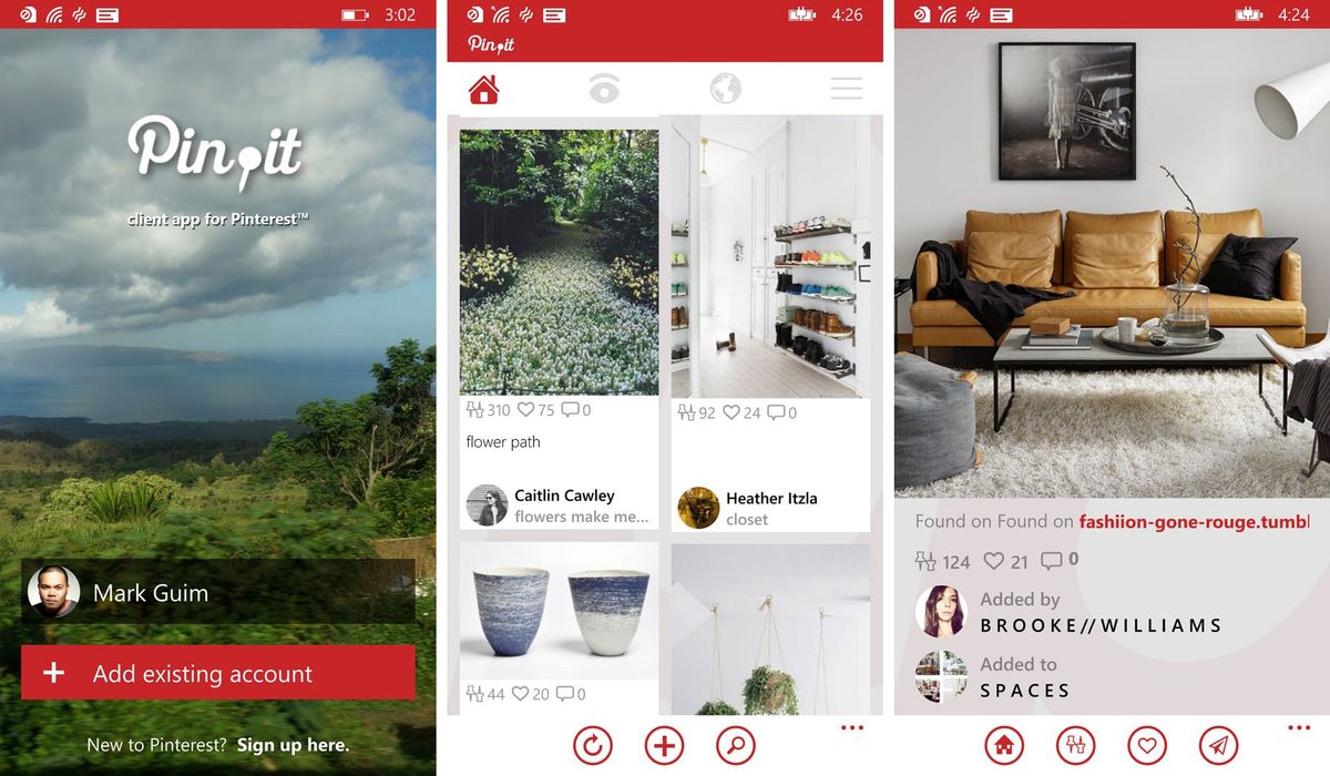 Pin.it, the best Pinterest app for Windows Phone gets even better with ...