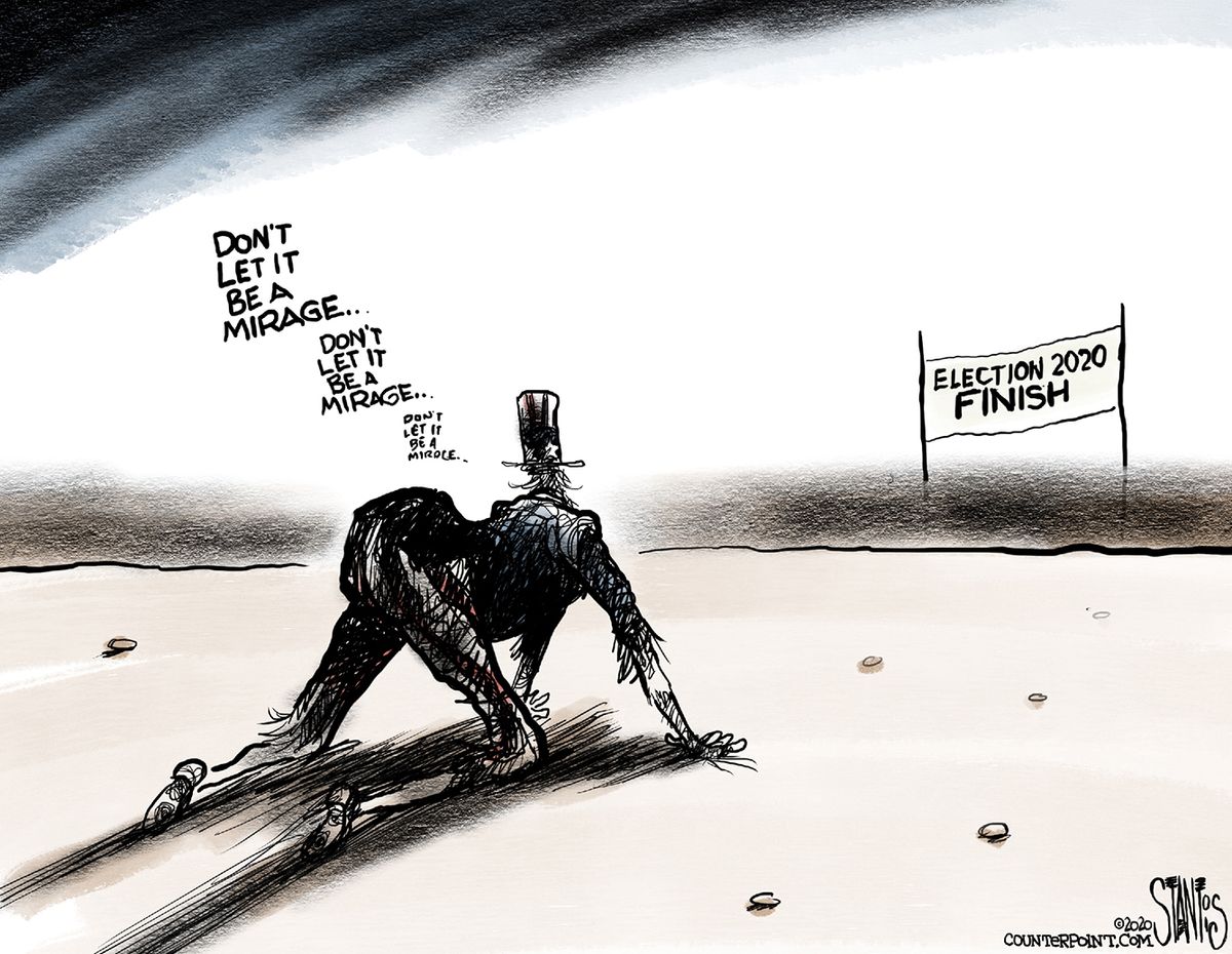 Political Cartoon U.S. Trump Biden 2020 | The Week