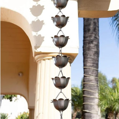 Are rain chains better than downspouts? | Homes and Gardens