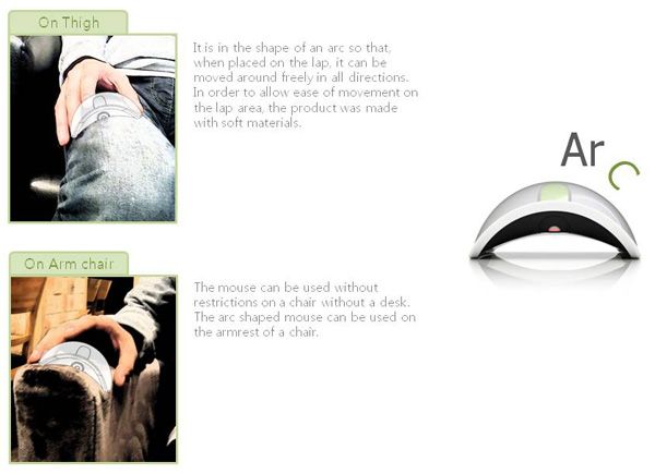 Arc Mouse Concept Lets You Game on Curved Surfaces | Tom's Hardware