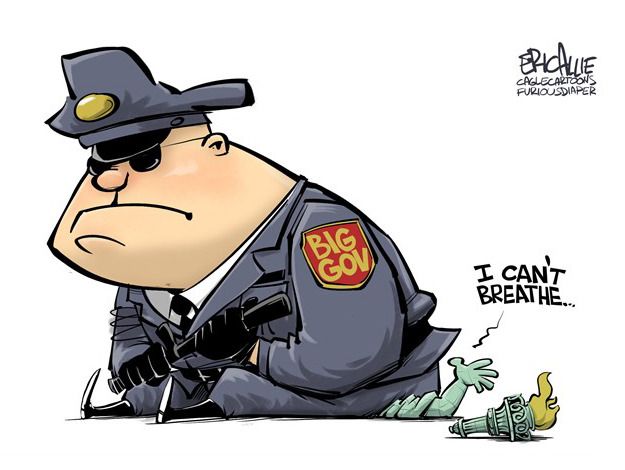 Editorial cartoon big government rights | The Week