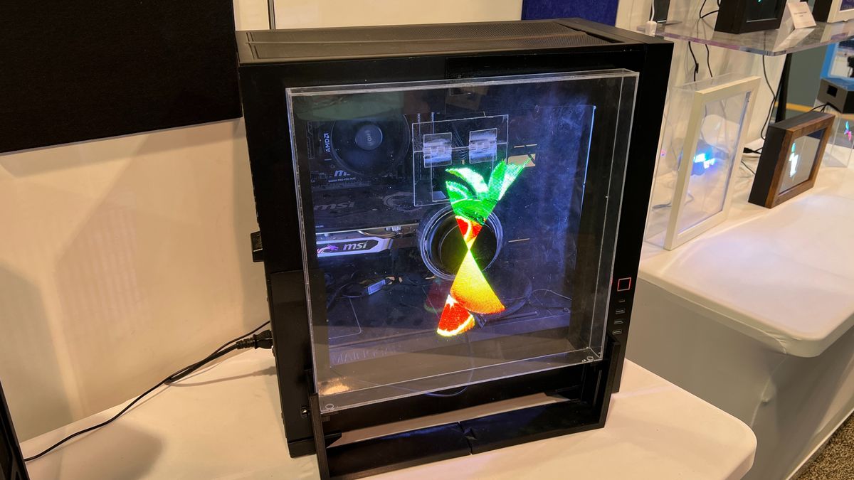 Holographic Side Panel Turns Your PC Into a 3D Showpiece | Tom's Hardware