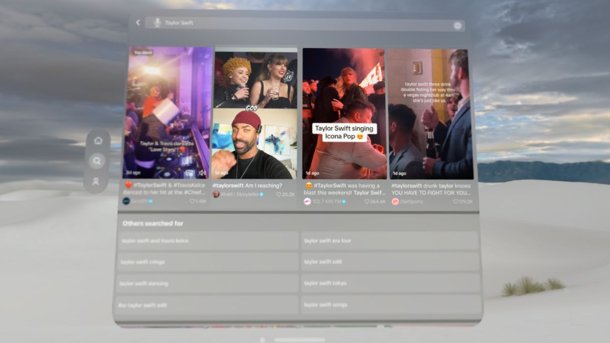 I just tried the new Apple Vision Pro TikTok app — here's the pros and ...