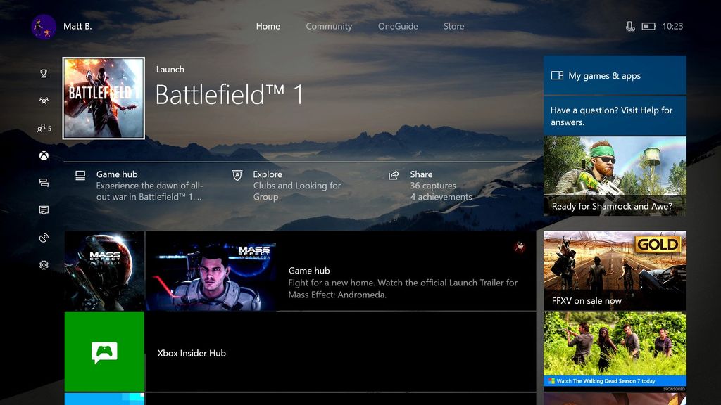 Xbox One dashboard UI evolution, from 2013 to today | Windows Central