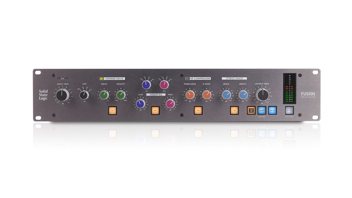 SSL’s Fusion is a 2U unit that offers five analogue processors for ...