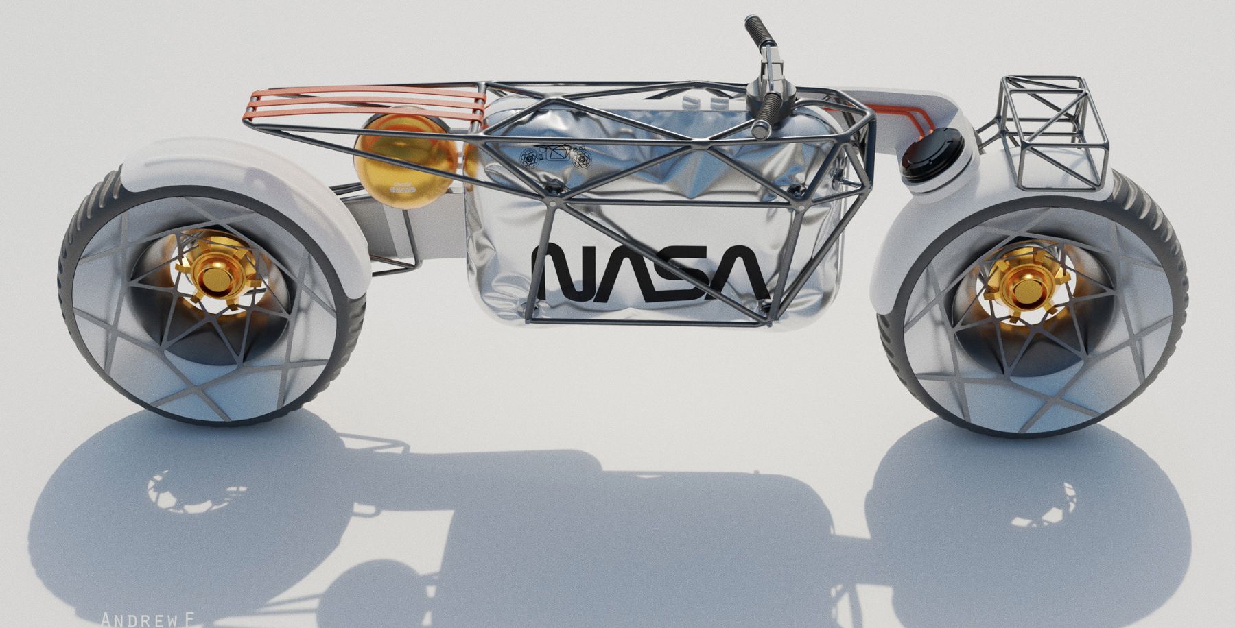 This moon motorcycle concept by a Russian automotive designer is just ...