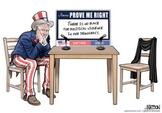 5 provocatively pitched cartoons about political violence | The Week