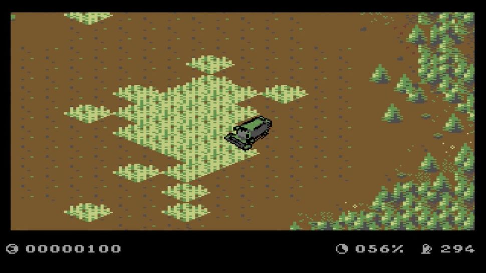 Farming Simulator breathes life into the Commodore 64, for some reason ...
