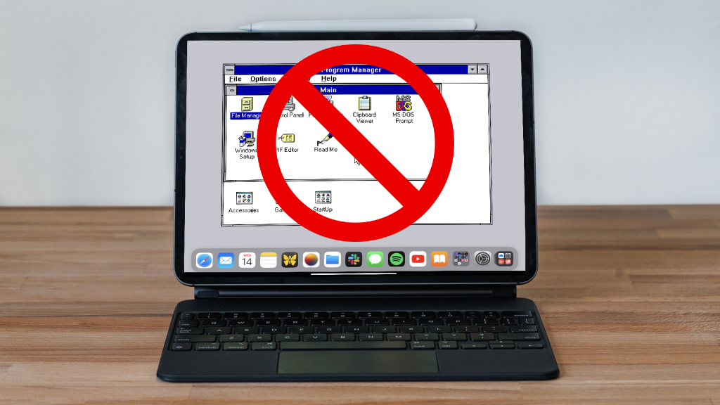 Hold Up The App That Lets You Run Windows 3 1 On Your IPad Is Being 