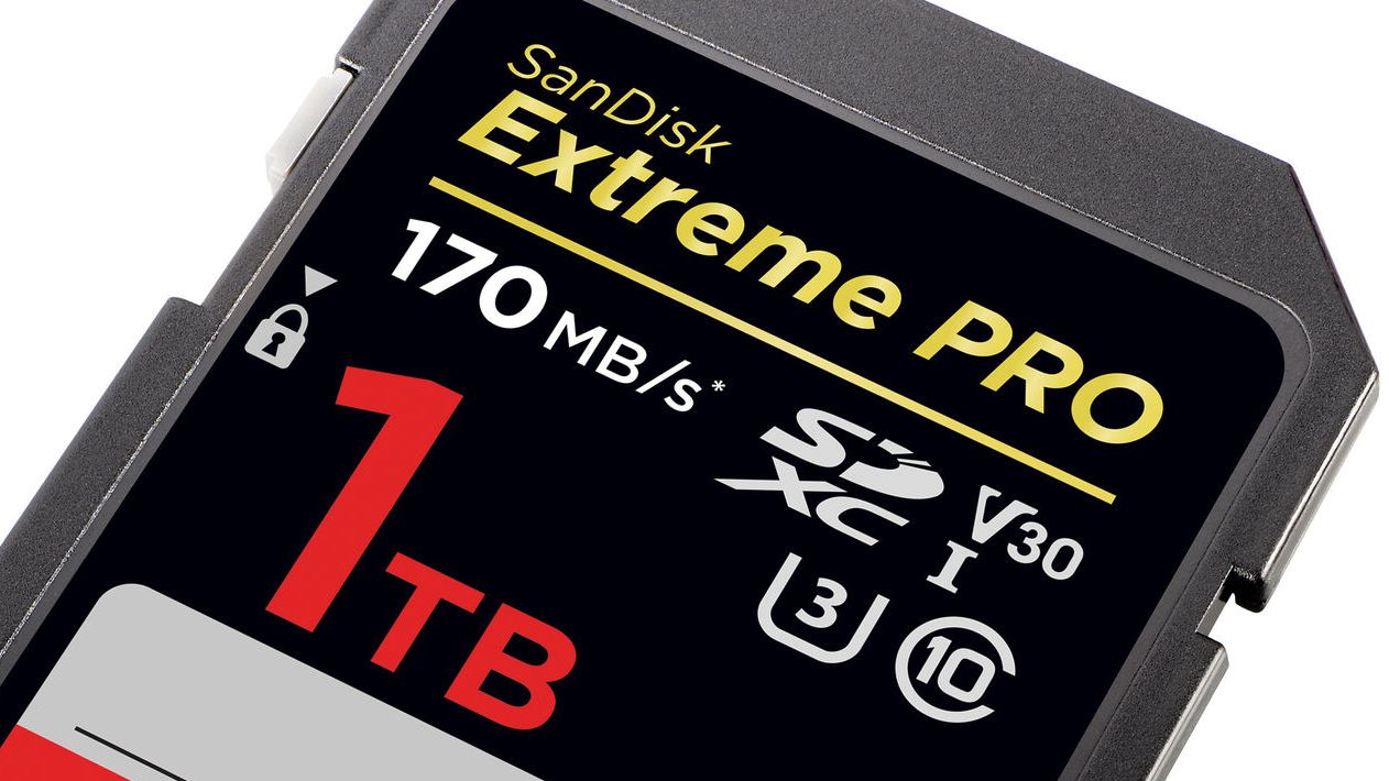 SanDisk reveals crazy-spacious 1TB SDXC card that costs as much as a ...