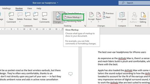 How to track changes in Word | Tom's Guide