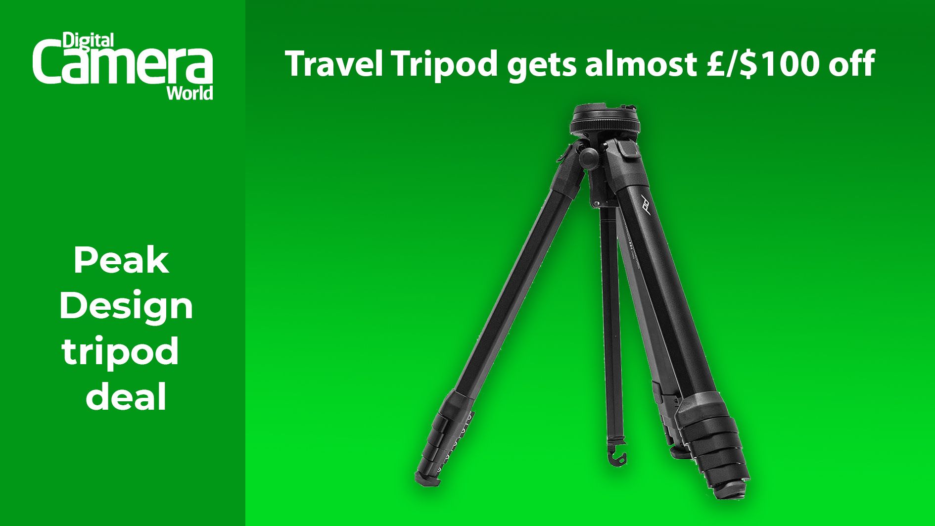Peak Design has discounted its epic Travel Tripod for first time ever ...