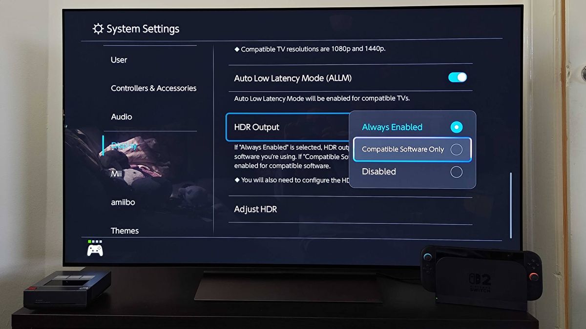 I almost missed this Switch 2 HDR setting, and your TV will thank you for the fix | GamesRadar+