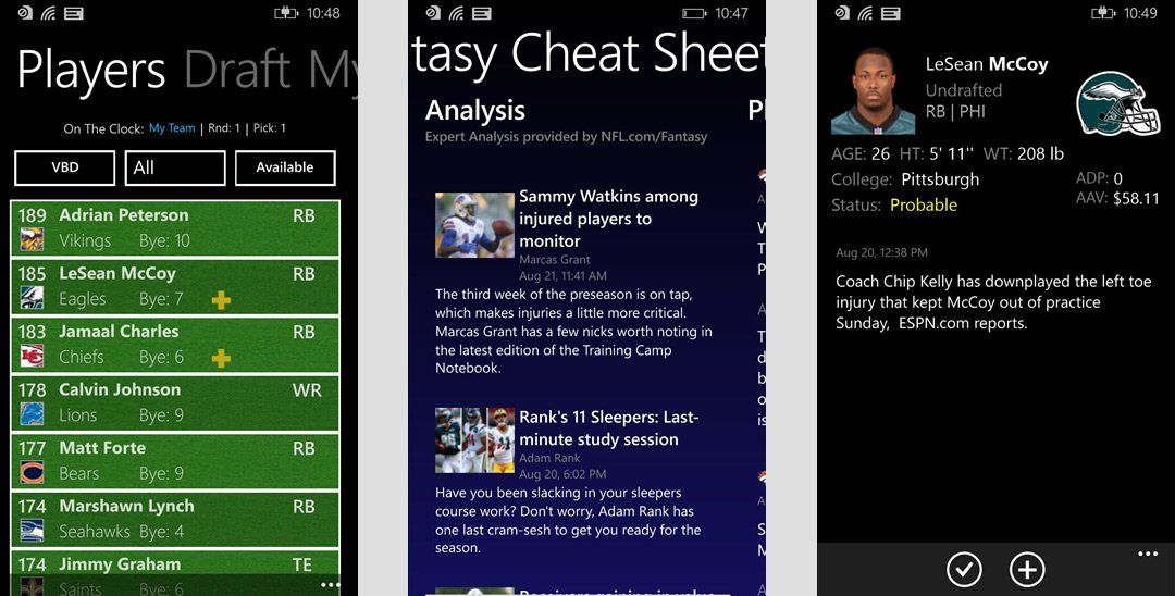 NFL releases official Fantasy Football cheat sheet and draft kit for ...