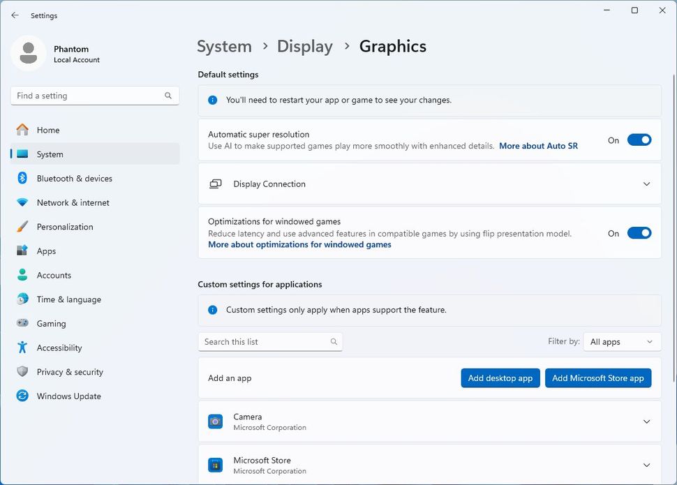 Windows 11 AI super resolution scaling for all apps previewed in the ...