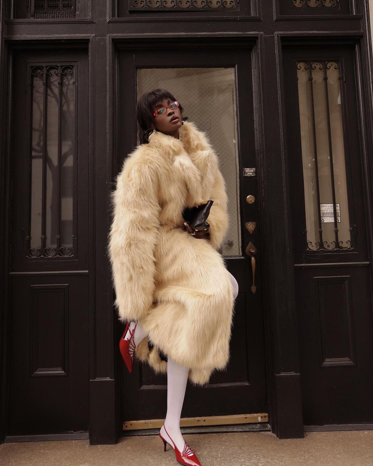 How to Style—and Shop—Winter's White Tights Trend | Who What Wear UK