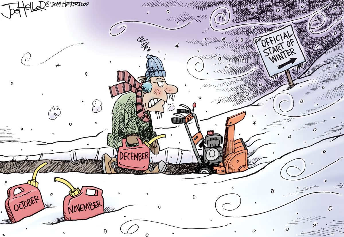 Editorial Cartoon U.S. Early Winter Snow | The Week