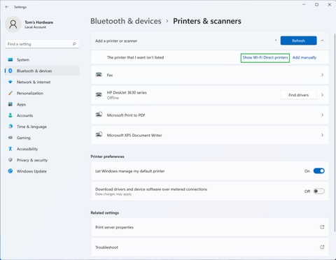 How to Add a Printer in Windows 11 or 10 | Tom's Hardware