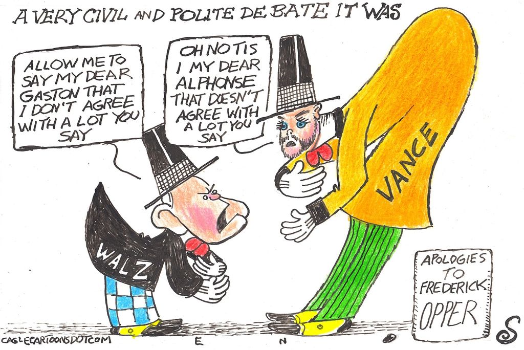 5 fact-checked cartoons about the VP debate | The Week