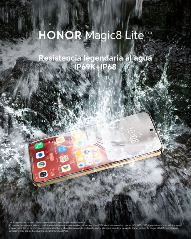 HONOR Magic8 Lite llega a México: el smartphone que desafía agua ...