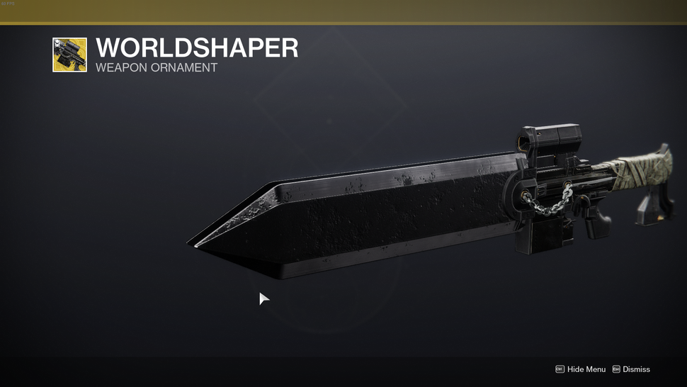 Destiny 2 added a new weapon skin which looks like the Buster Sword ...