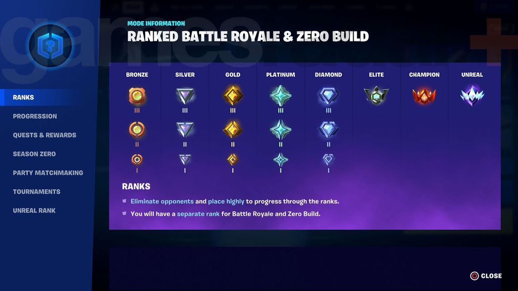 Fortnite Ranked: How to play ranked matches | GamesRadar+