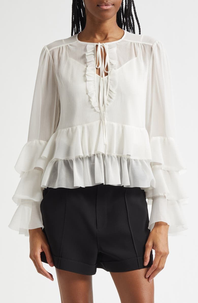 This New Zara Ruffled Shirt Will Sell Out First | Who What Wear