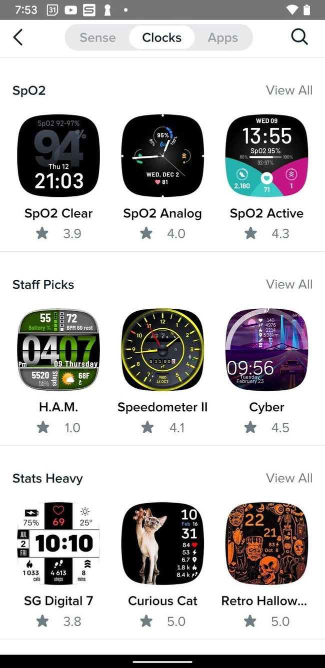 How to use the SpO2 sensor and watch face on your Fitbit smartwatch ...