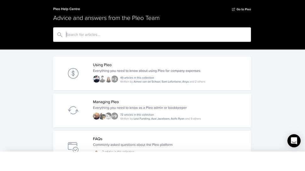 Pleo expense tracker | TechRadar