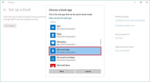 How to set up kiosk mode on Windows 10 October 2018 Update | Windows ...