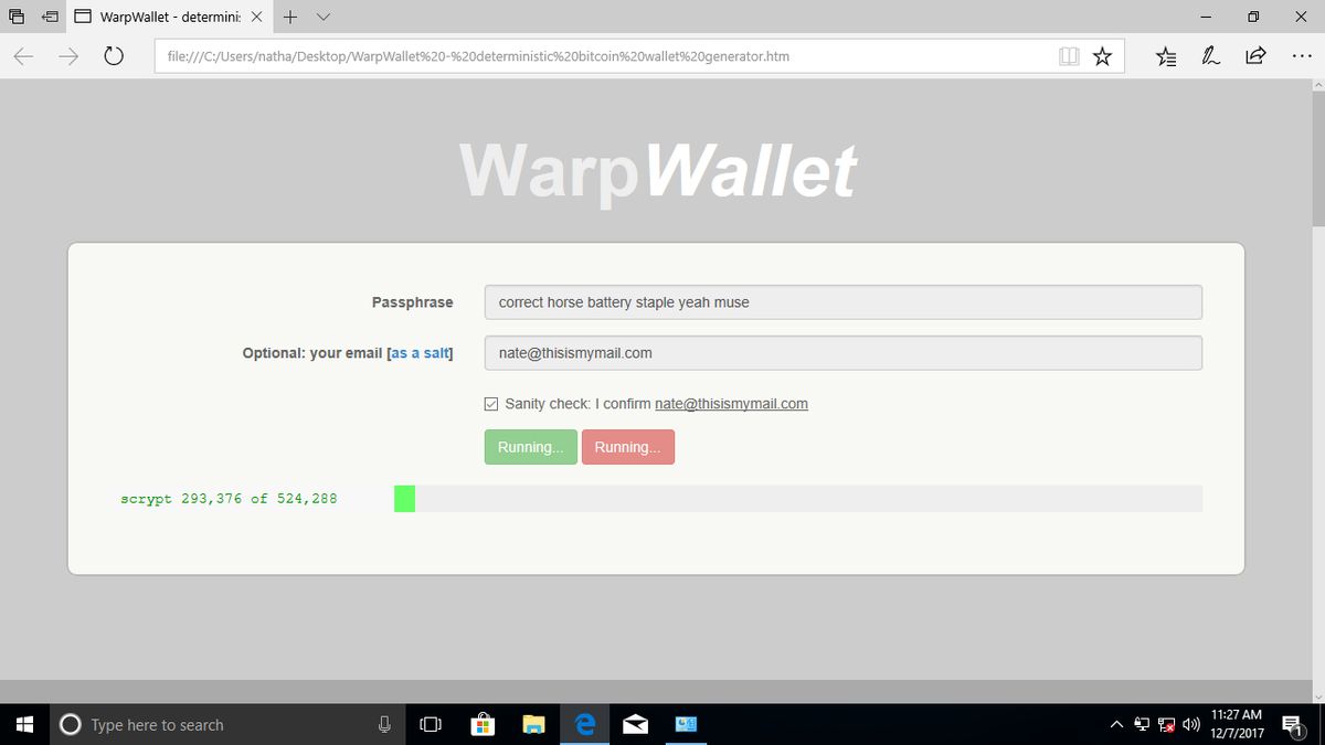 How to store Bitcoins with WarpWallet | TechRadar