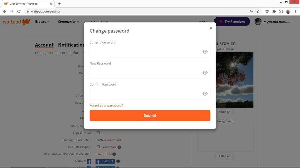 How to change or reset your Wattpad password | TechRadar