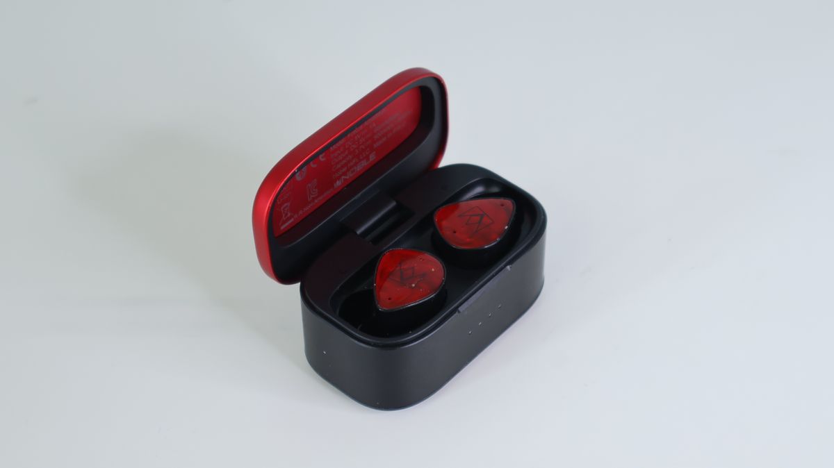 I've been testing these bright red earbuds, and they live up to their ...
