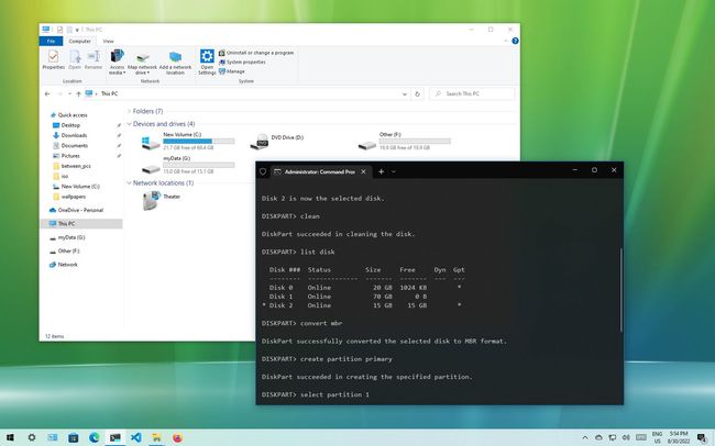 How To Use Diskpart To Clean And Format Drive Not Working On Windows 10 Windows Central