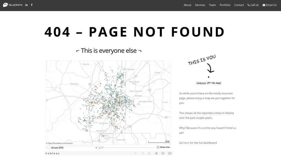 The best 404 pages for clever web design inspiration | Creative Bloq