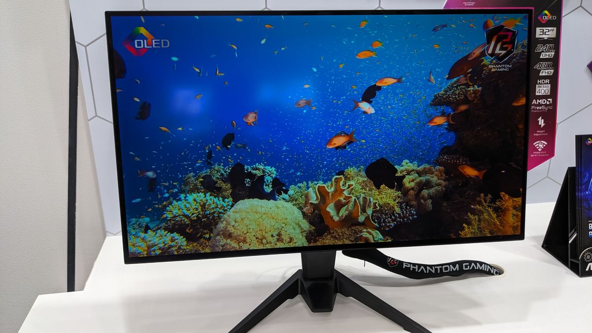 ASRock's 32-inch, 480 Hz OLED monitor is a feast for the eyes and your ...
