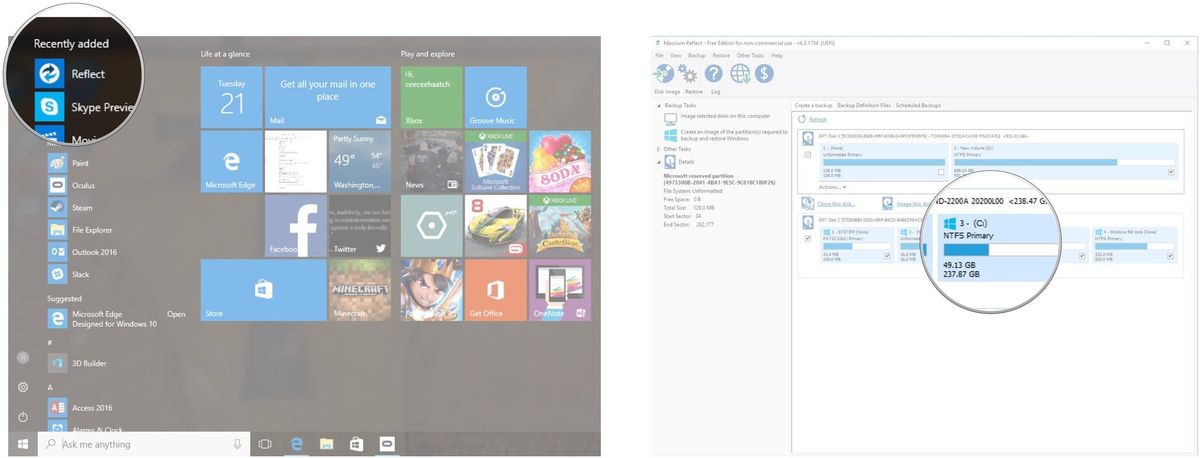 How to use Macrium Reflect to create an image of your PC hard drive ...