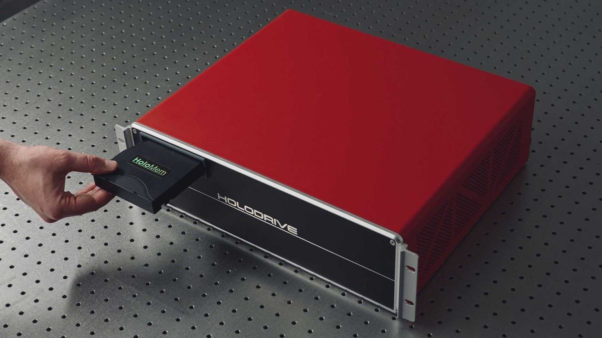 Holographic ribbon aims to oust magnetic tape with 50-year life span and 200TB capacity per ...