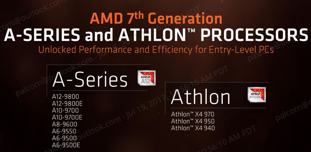 AMD Launches 7th Generation A-Series And Athlon Processors To Retail ...