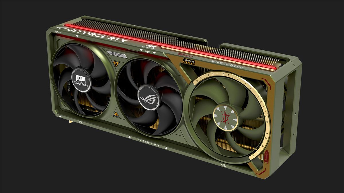 Asus partners with Bethesda to make even pricier Doom Edition RTX 5080 ...