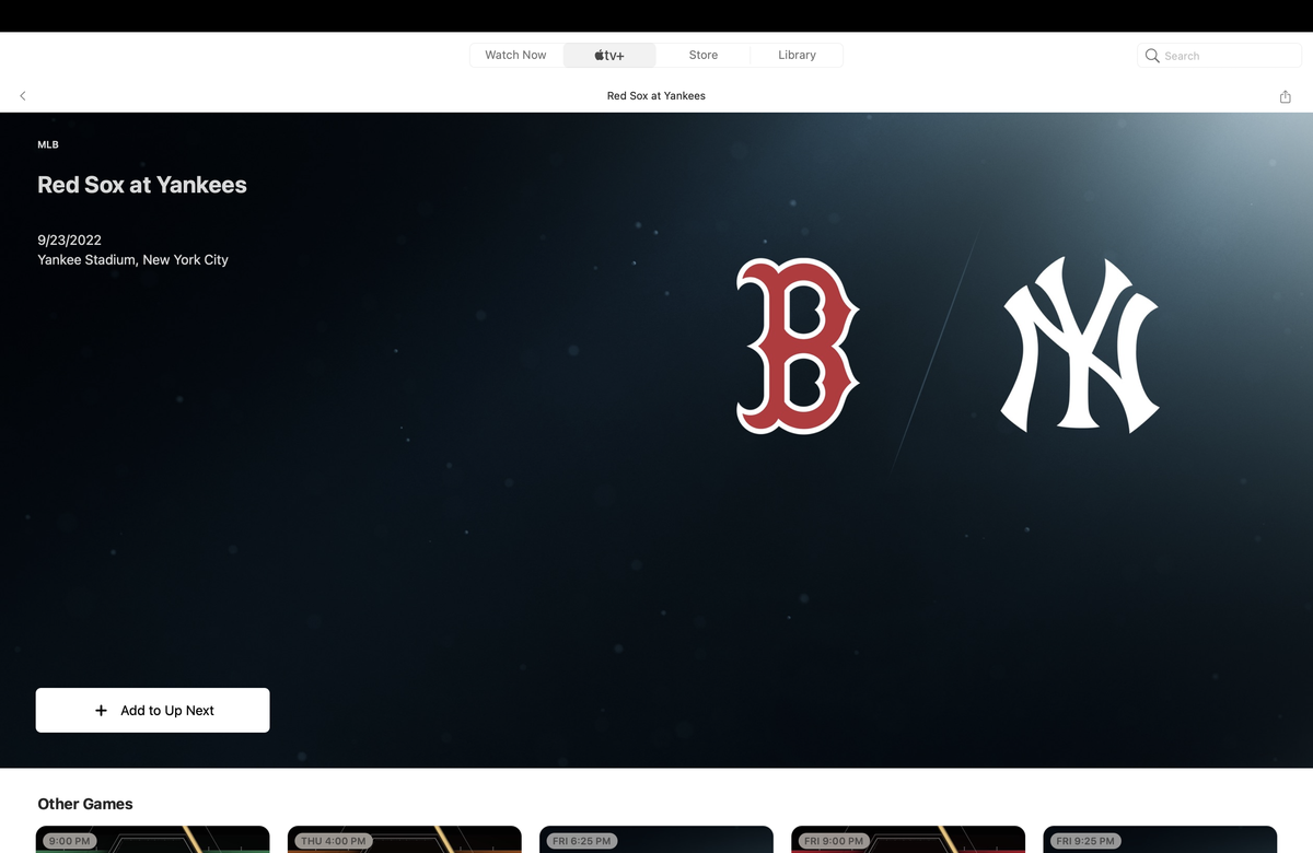 Friday Night Baseball: How to watch Boston Red Sox at New York Yankees on Apple TV Plus free | iMore