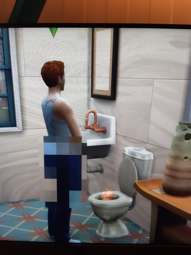 Watch out for Sims peeing fire in the latest Sims 4 update | GamesRadar+