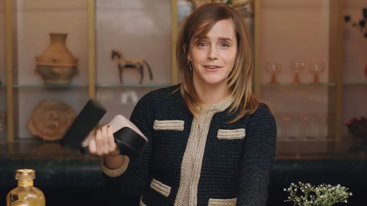 Emma Watson Used Her Prada Heel to Crush Cocktail Ice | Marie Claire